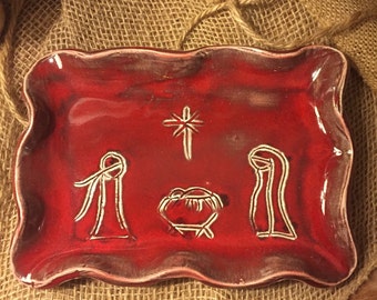 Nativity tray | Etsy