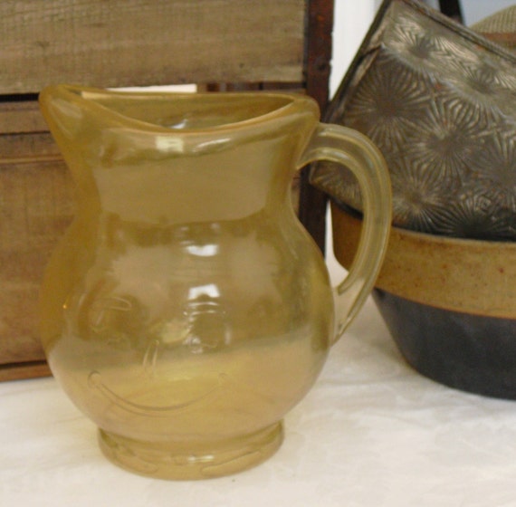 Vintage Clear Plastic Kool Aid Pitcher Smiling Pitcher Kraft