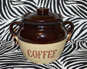 Vintage coffee jar | Etsy