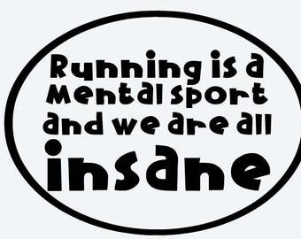 Running decal | Etsy