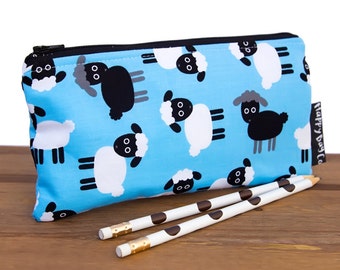 Black pencil case | Etsy