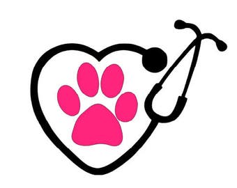 Vet tech decal | Etsy