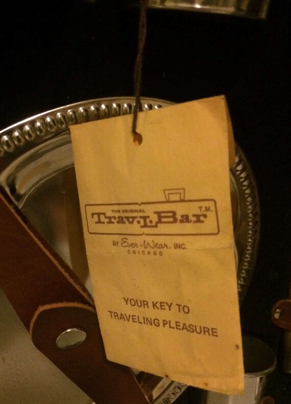 Vintage travel bar Trav-L Bar by everwear hard shell