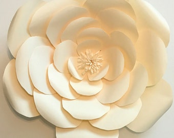 Giant paper flower template | Etsy