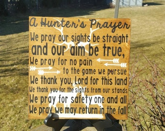 Hunters prayer | Etsy