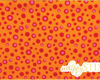 Orange pink fabric | Etsy