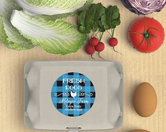 Egg carton labels | Etsy