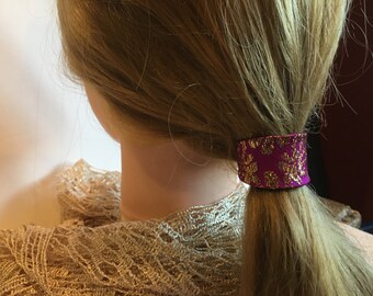 Gold hair cuff | Etsy