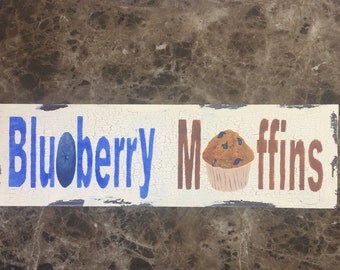Blueberry sign | Etsy