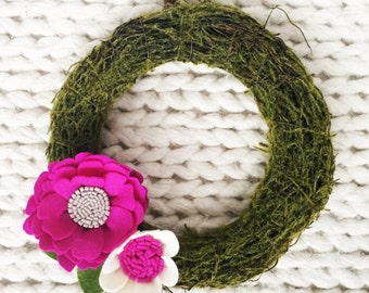 Moss wreath | Etsy