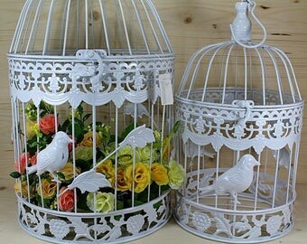 Bird cage card box | Etsy