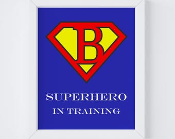 Letter b poster | Etsy