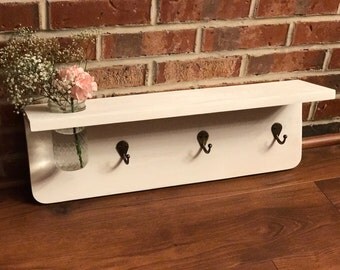 Shelf with hooks | Etsy
