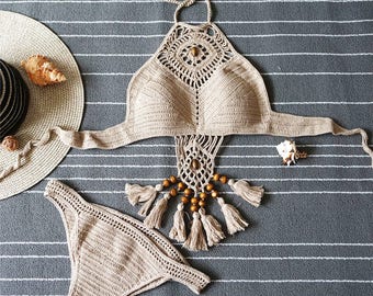 High waist bikini | Etsy