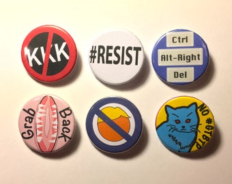 Items similar to Badge / Pinback Button 4 Pack 1" - Original ...