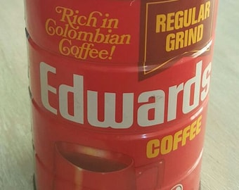 Edwards coffee can | Etsy