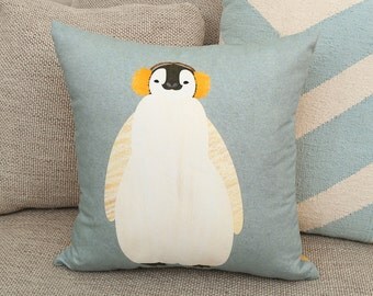 Penguin Cushion Knitting Patterns