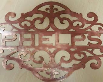 Custom metal sign | Etsy