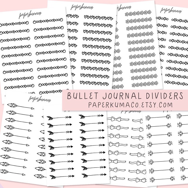 cute stickers for your bullet journals & planners. by paperkumaco