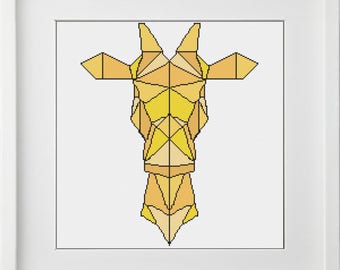 Geometric giraffe | Etsy