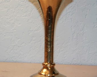 Brass bud vase | Etsy