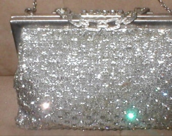 Rhinestone clutch | Etsy