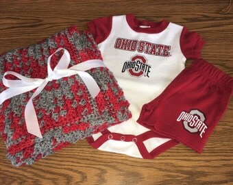 Ohio state crochet | Etsy