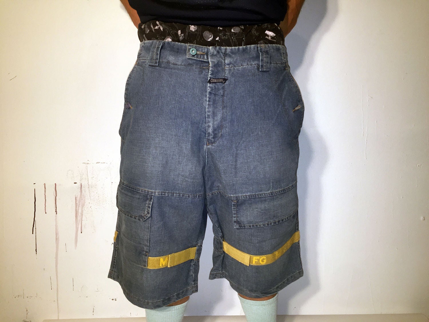 90s Marithe Francois Girbaud Baggy Denim Shorts