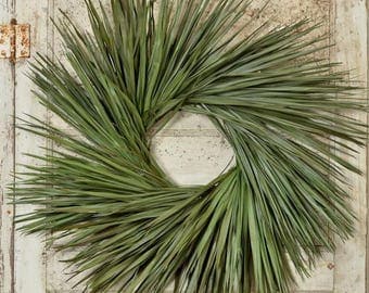 Palm leaf wreath | Etsy