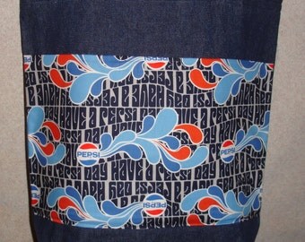 Pepsi cola fabric | Etsy