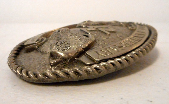 National Western Stock Show Belt Buckle Denver 1986 80th
