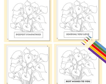 Sympathy coloring | Etsy