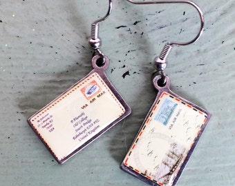 Envelope earrings | Etsy