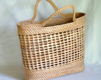 Unique wicker tote related items | Etsy