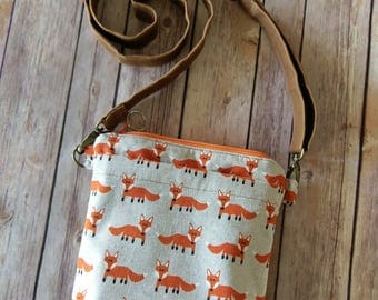 Fox print fabric | Etsy