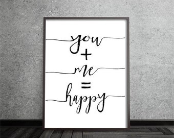 You plus me equals | Etsy