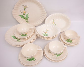 Calla lily plates | Etsy