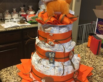 Fox diaper cake | Etsy