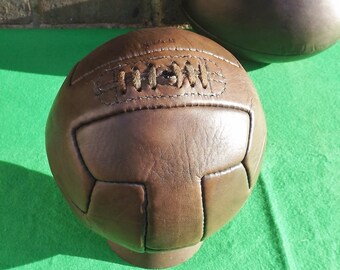 Leather football | Etsy