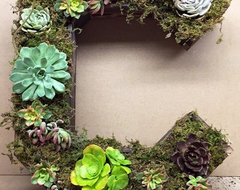 Succulent letter | Etsy