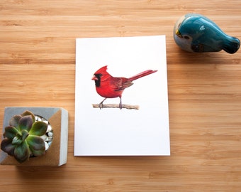 Cardinal card | Etsy