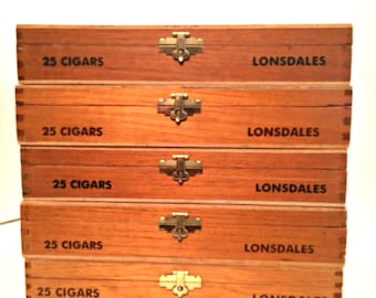 Vintage cigar box | Etsy