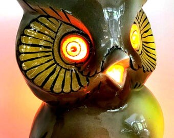 Owl lamp | Etsy