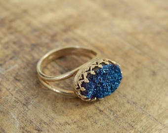 Big stone ring | Etsy