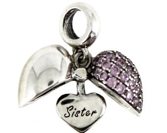 Pandora sister charm | Etsy