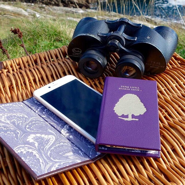 Phone cases leather journals personalised gifts by Bookshell