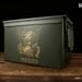 Ammo Box Custom Engraved 50. Cal Monogram Gift Present
