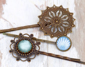 Art deco hair pins | Etsy