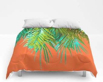Palm tree bedding | Etsy