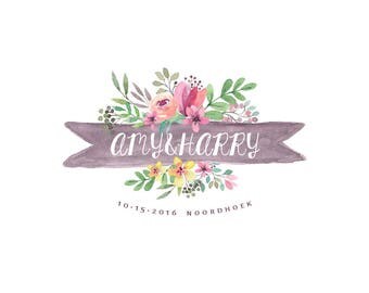 Floral watermark | Etsy